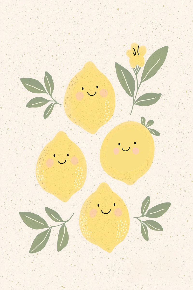 Happy Lemons Canvas Print – Ma Petite