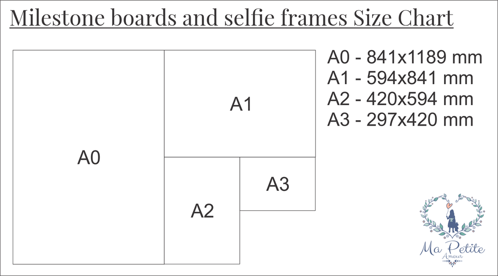Milestone Board - Pastel Watercolour Rainbow - Ma Petite