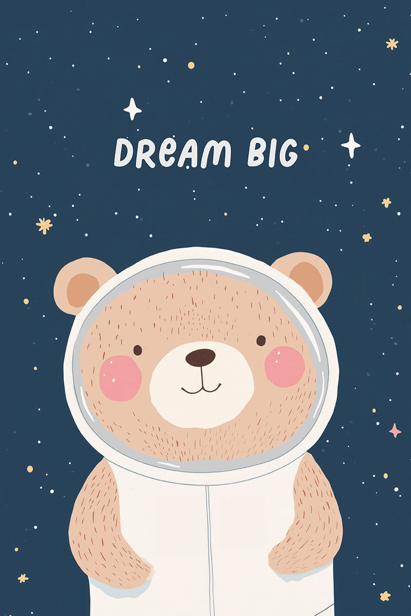 Dream Big Bear Canvas Print – Ma Petite