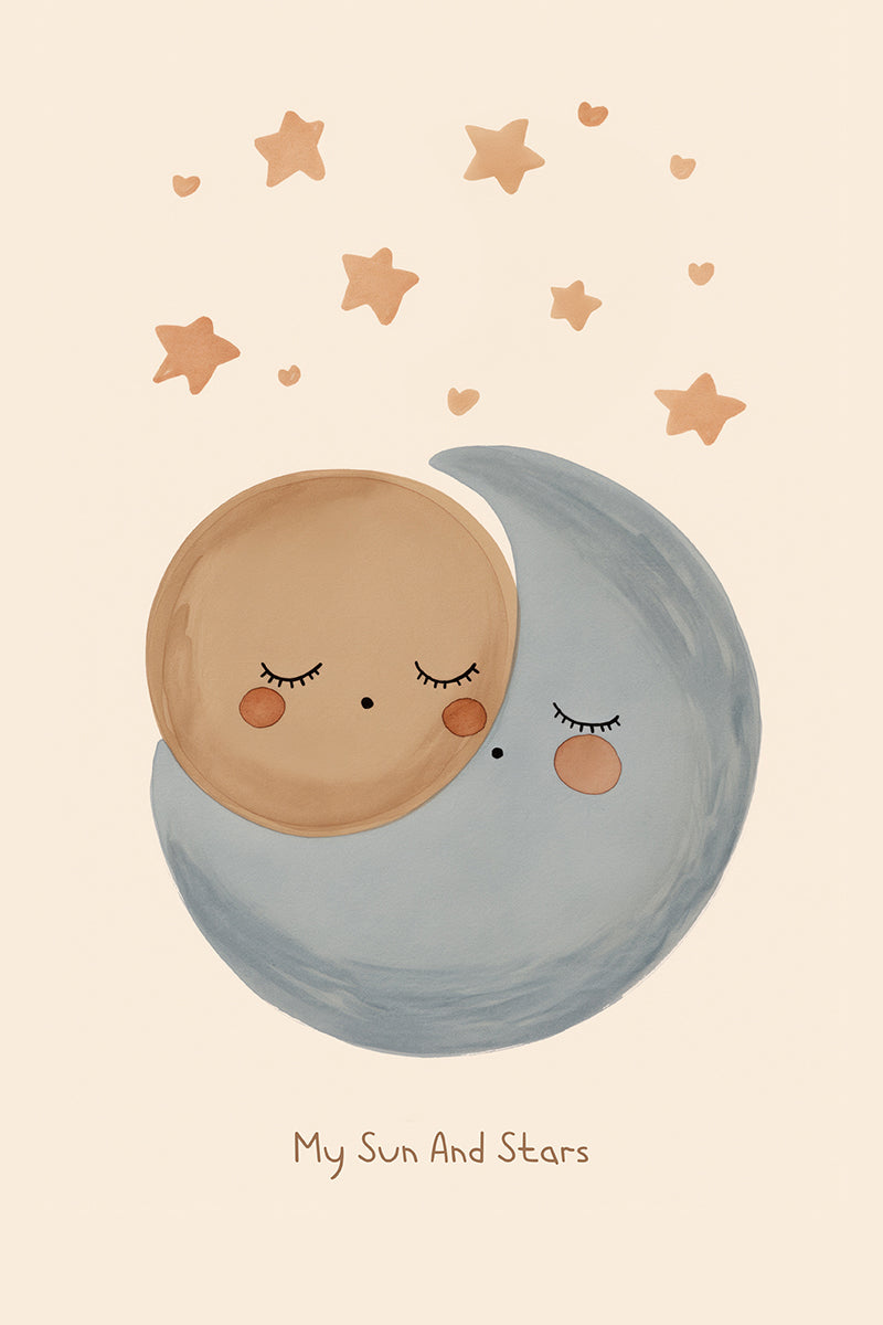 My Sun and Stars Canvas Print – Ma Petite