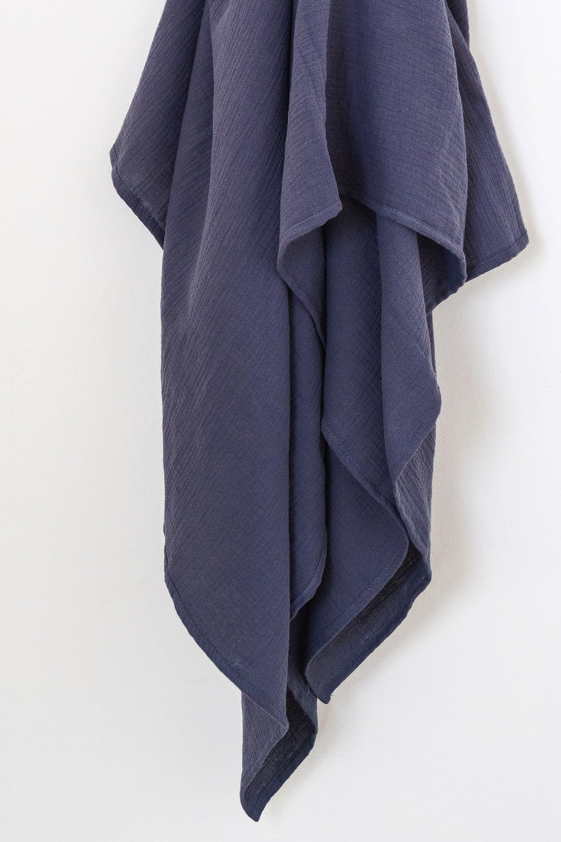 Airforce Blue Muslin Swaddle Blanket – Ma Petite