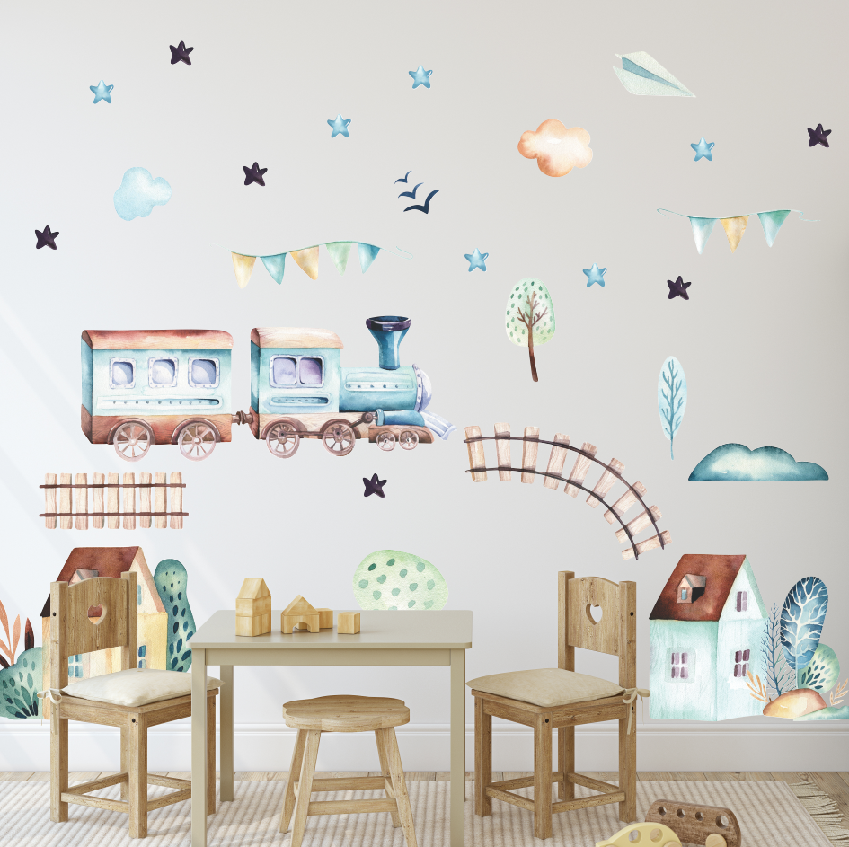 Train Station Wall Stickers – Ma Petite