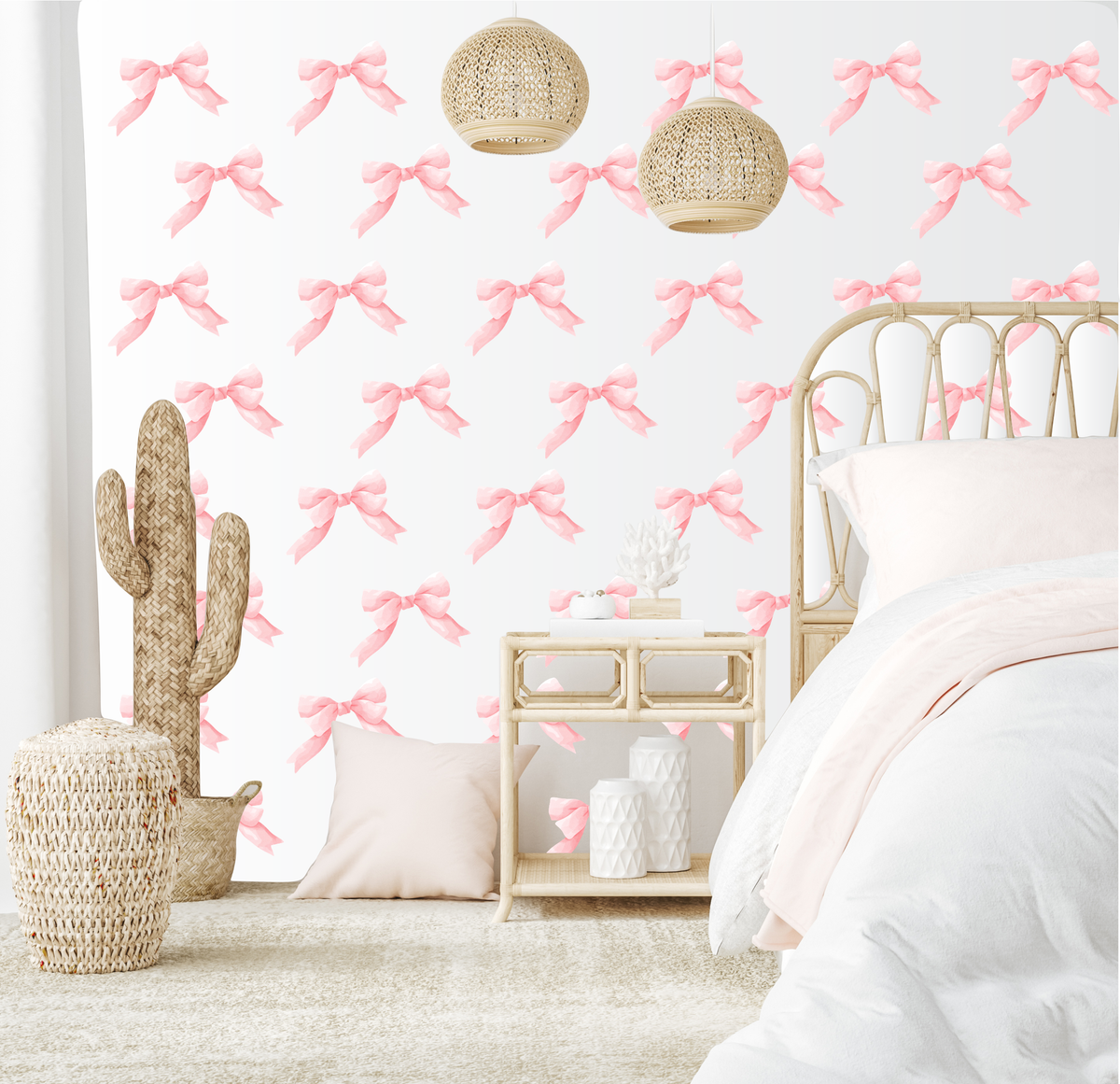 Pink Bow Wall stickers – Ma Petite
