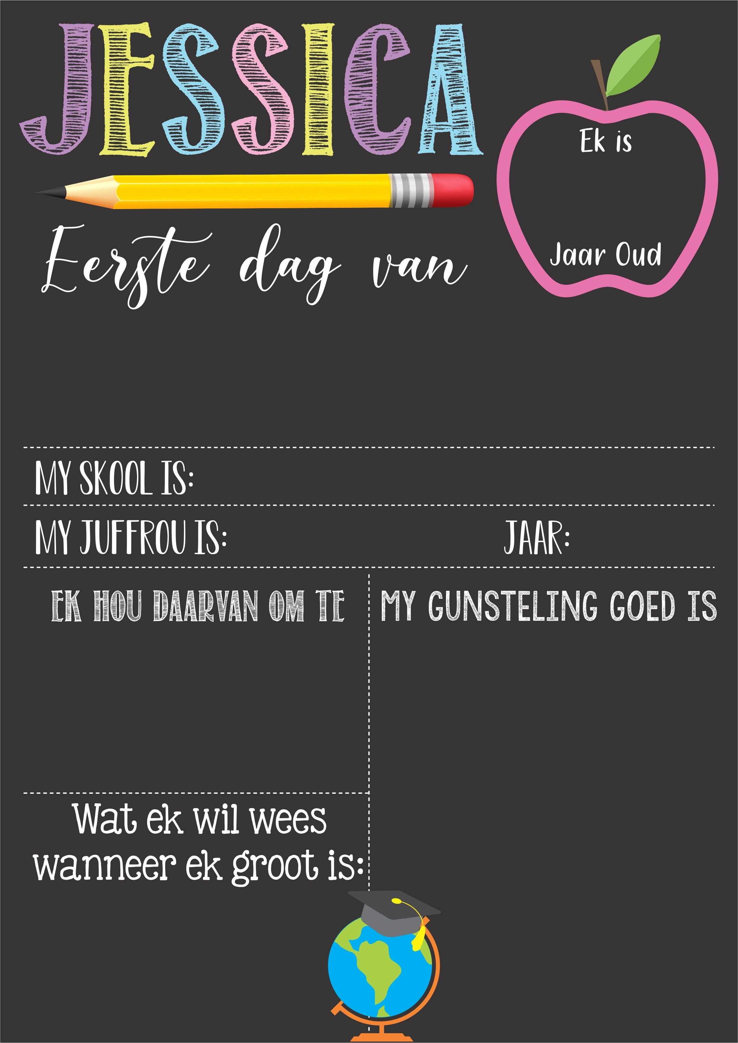 Pastel Back To School Chalkboard – Ma Petite