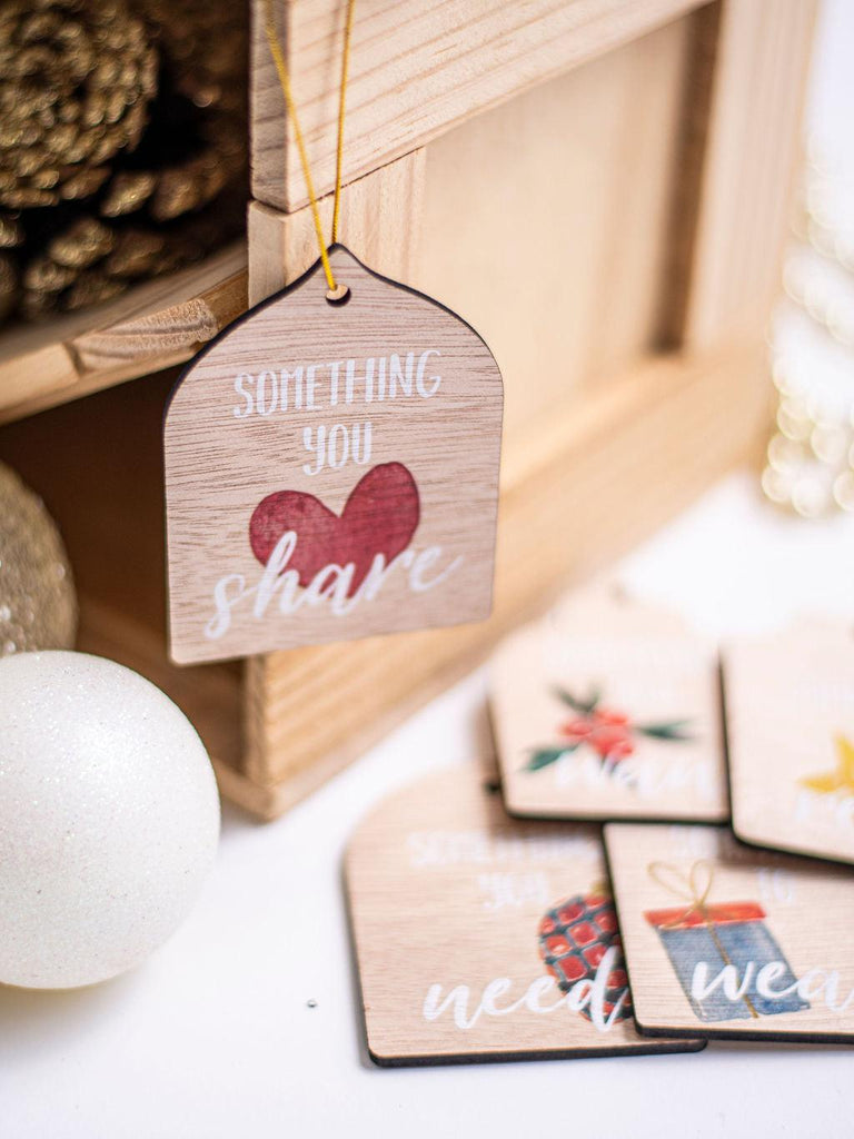 Wooden Gift Tags (Pack of 6 - Printed) – Ma Petite